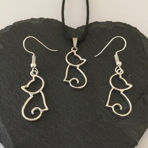 Cat Jewellery Set / Animal Jewellery Set / Cat Jewellery / Cat Lover ...