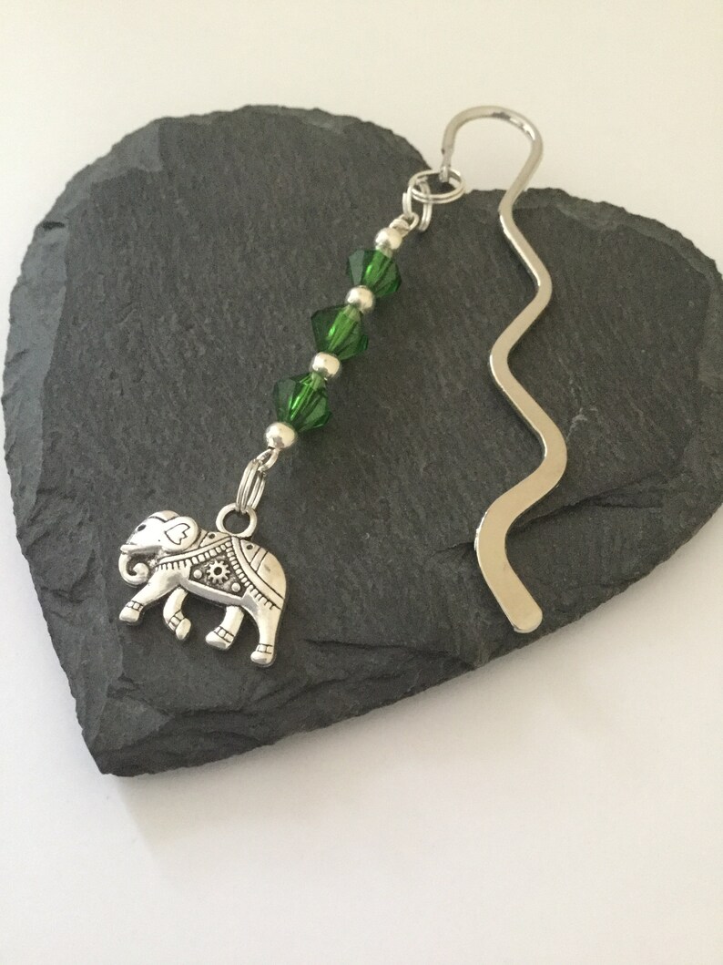 Signet éléphant / signet animal / cadeau amoureux des animaux - Etsy France