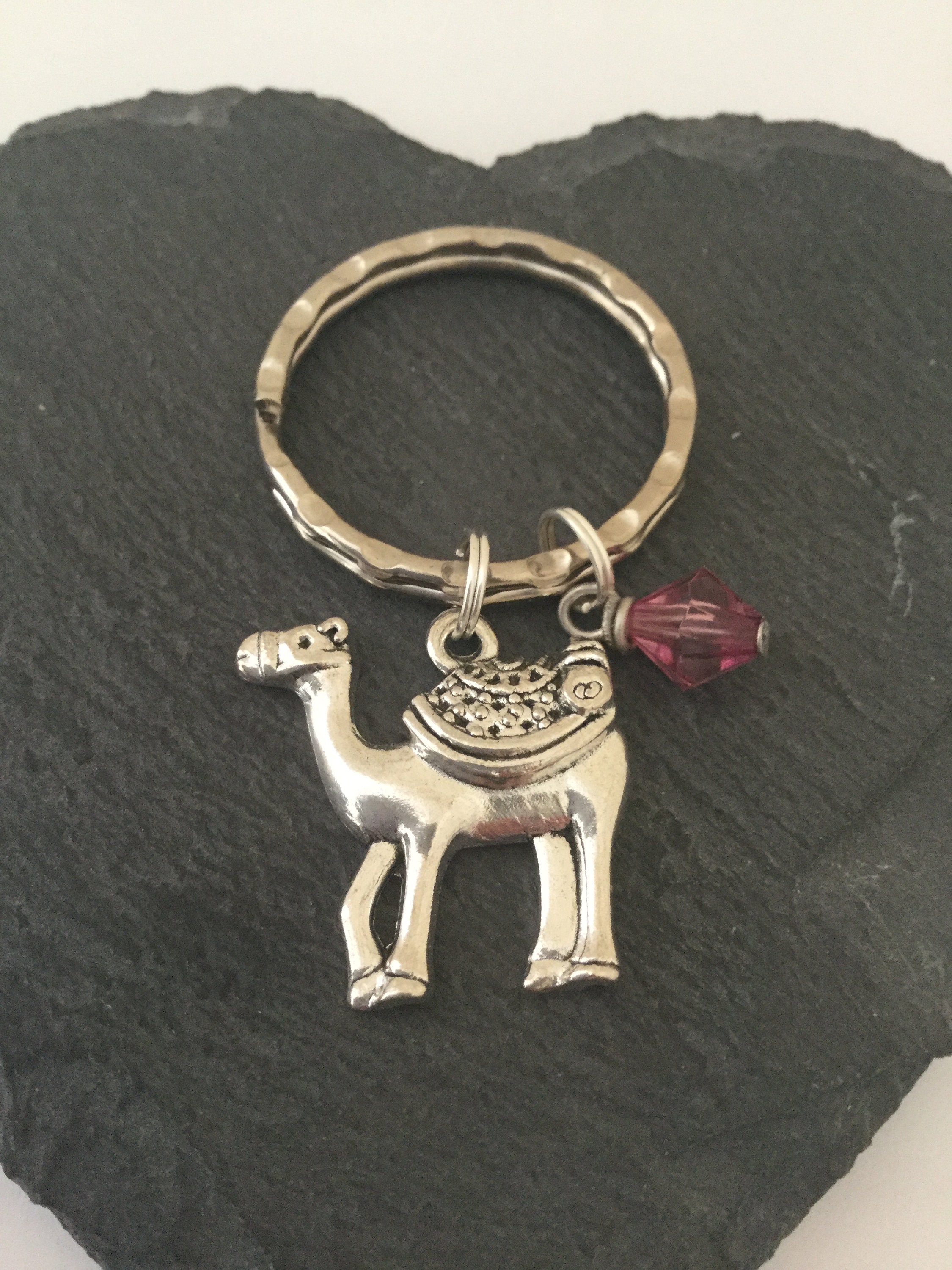 Camel keyring / camel keychain / camel gift / wildlife gift / | Etsy