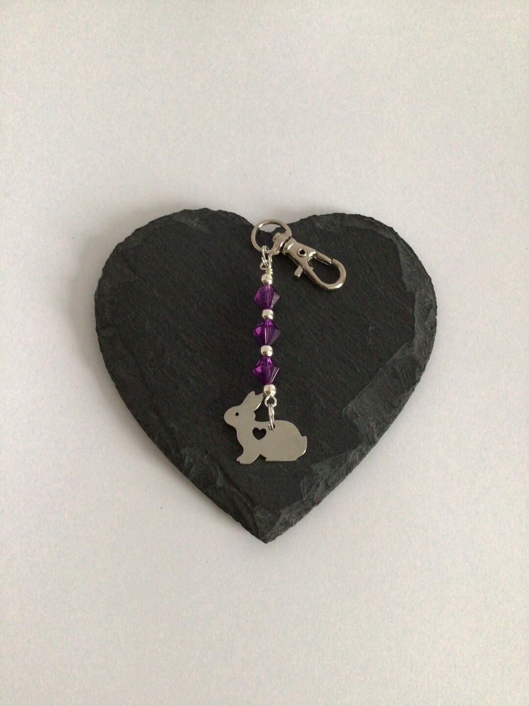 Rabbit Bag Charm / Rabbit Keychain / Animal Bag Charms / Animal ...