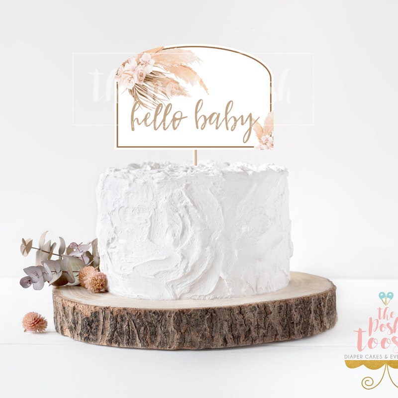 Boho Cake Topper Baby Shower - Etsy