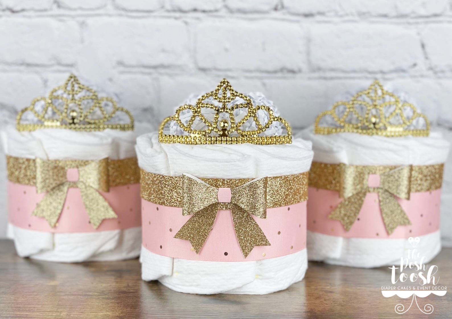Princess Diaper Cake Set Baby Shower Decor Centerpiece - Etsy