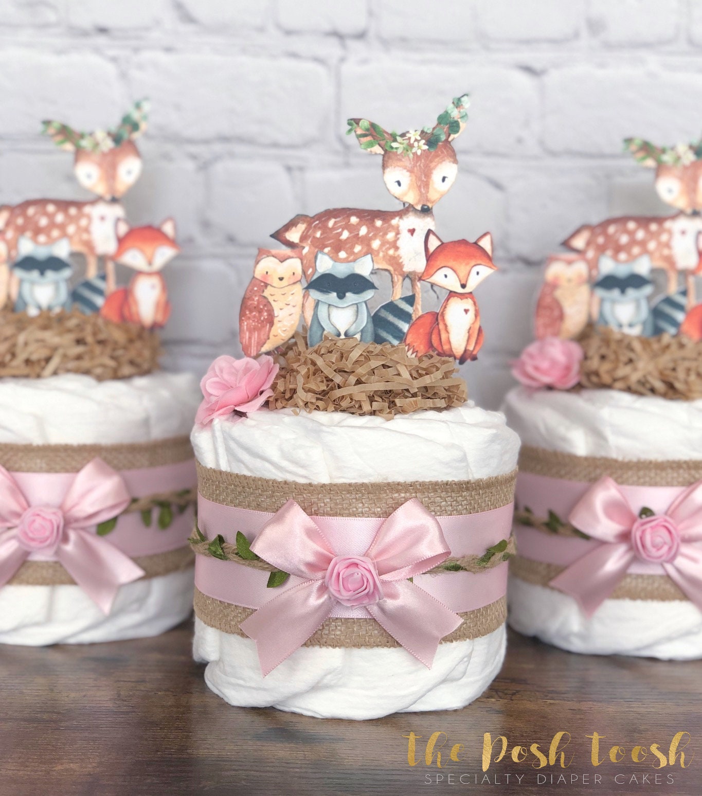 Owl Girl Baby Shower Decorations Centerpieces