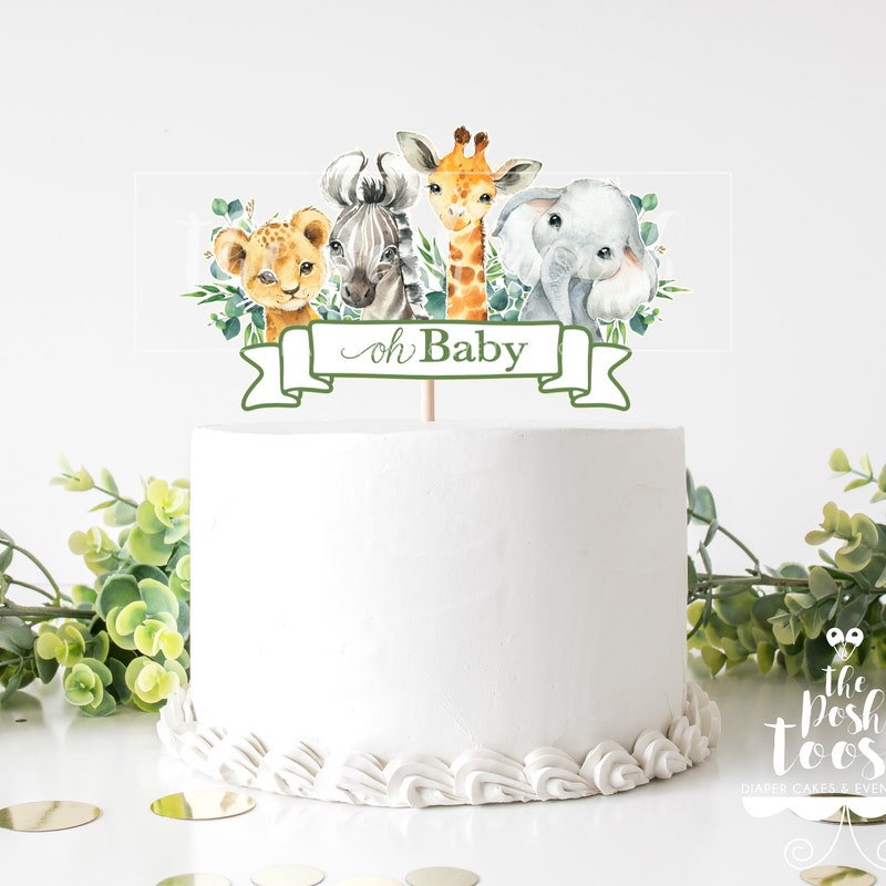 Animal Cake Topper - Etsy
