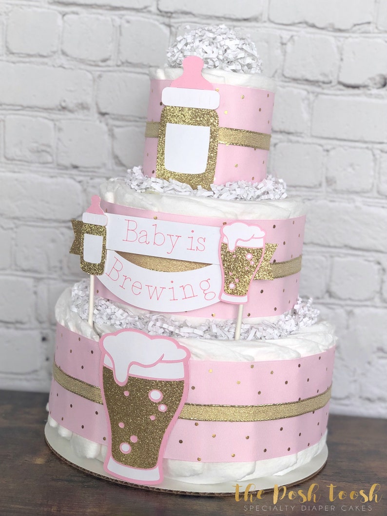 Baby is Brewing Diaper Cake Bottles and Beer Brew Baby Shower | Etsy