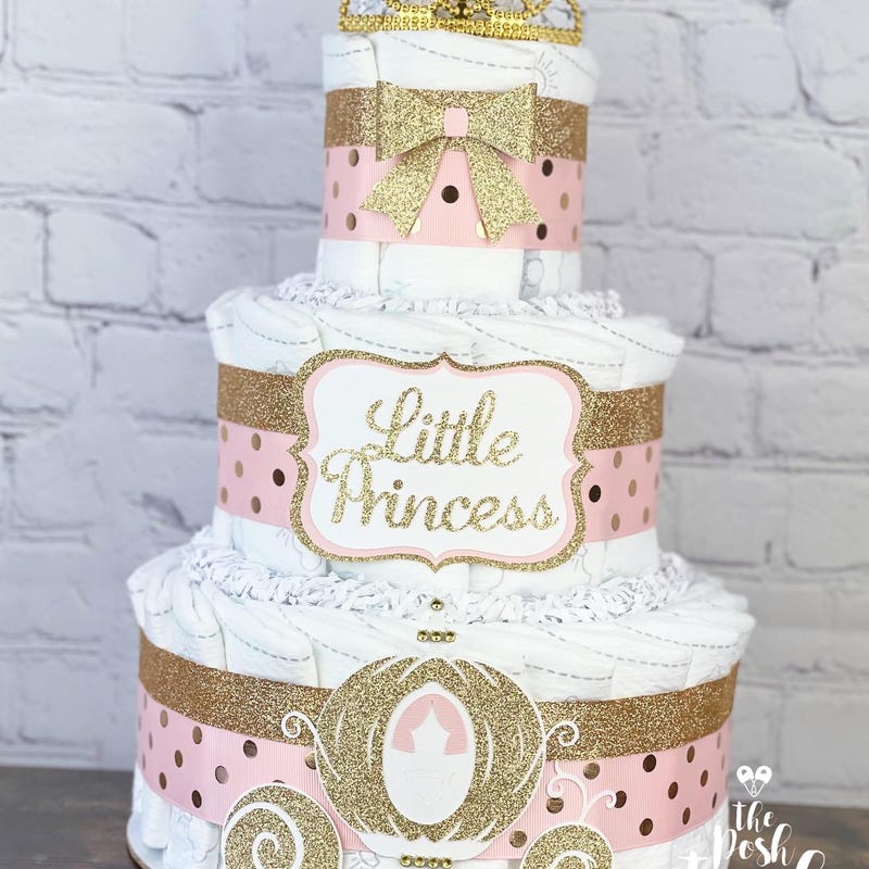 Princess Diaper Cake - Etsy