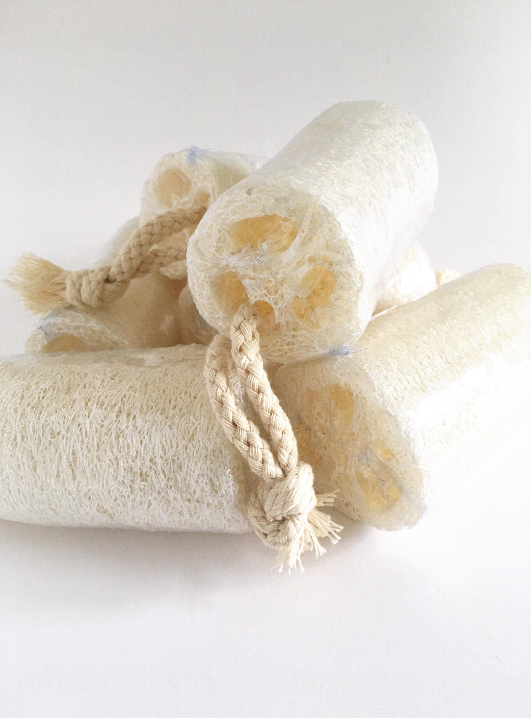Natural Loofah Bath Sponge Luxurious Natural Bath | Etsy
