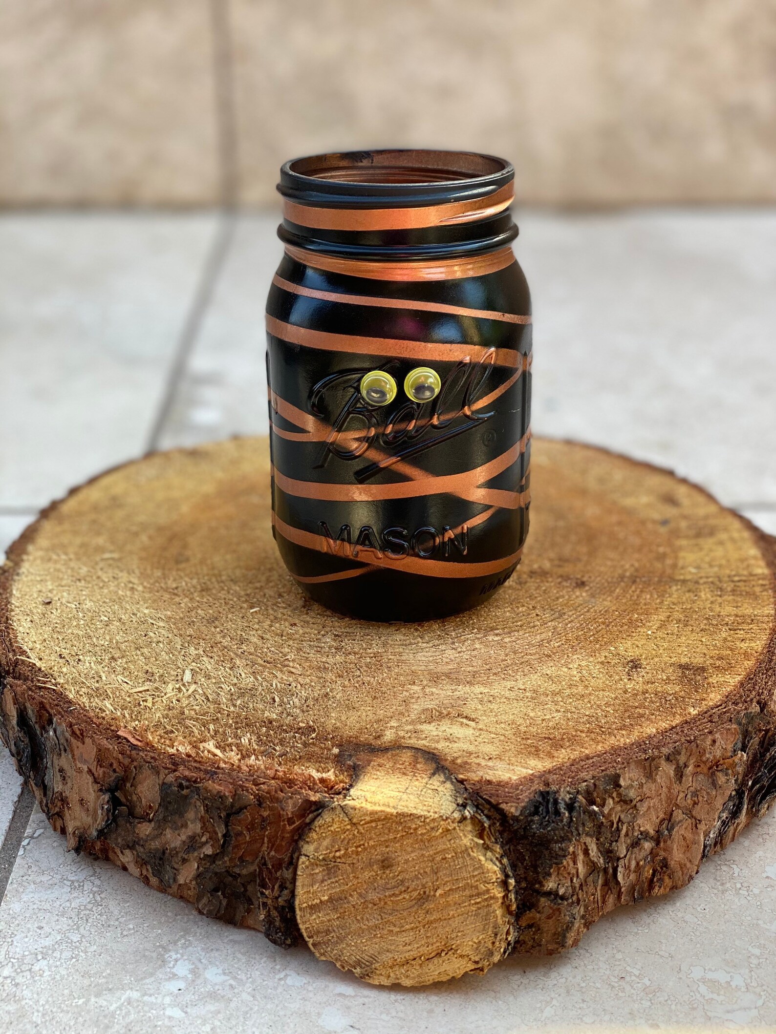 Mummy Mason Jar - Etsy