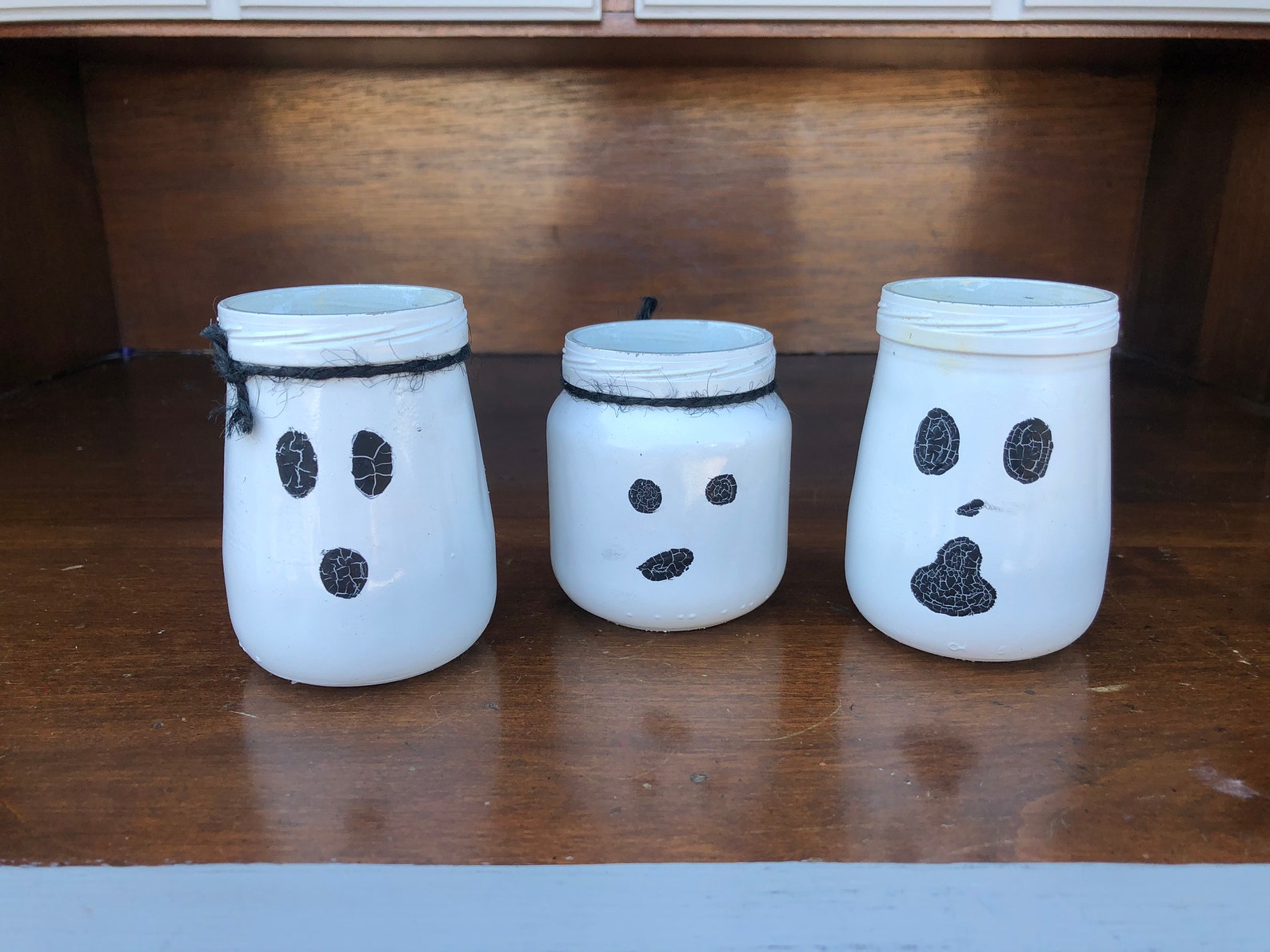 Mini Ghost Jar Decoration - Etsy