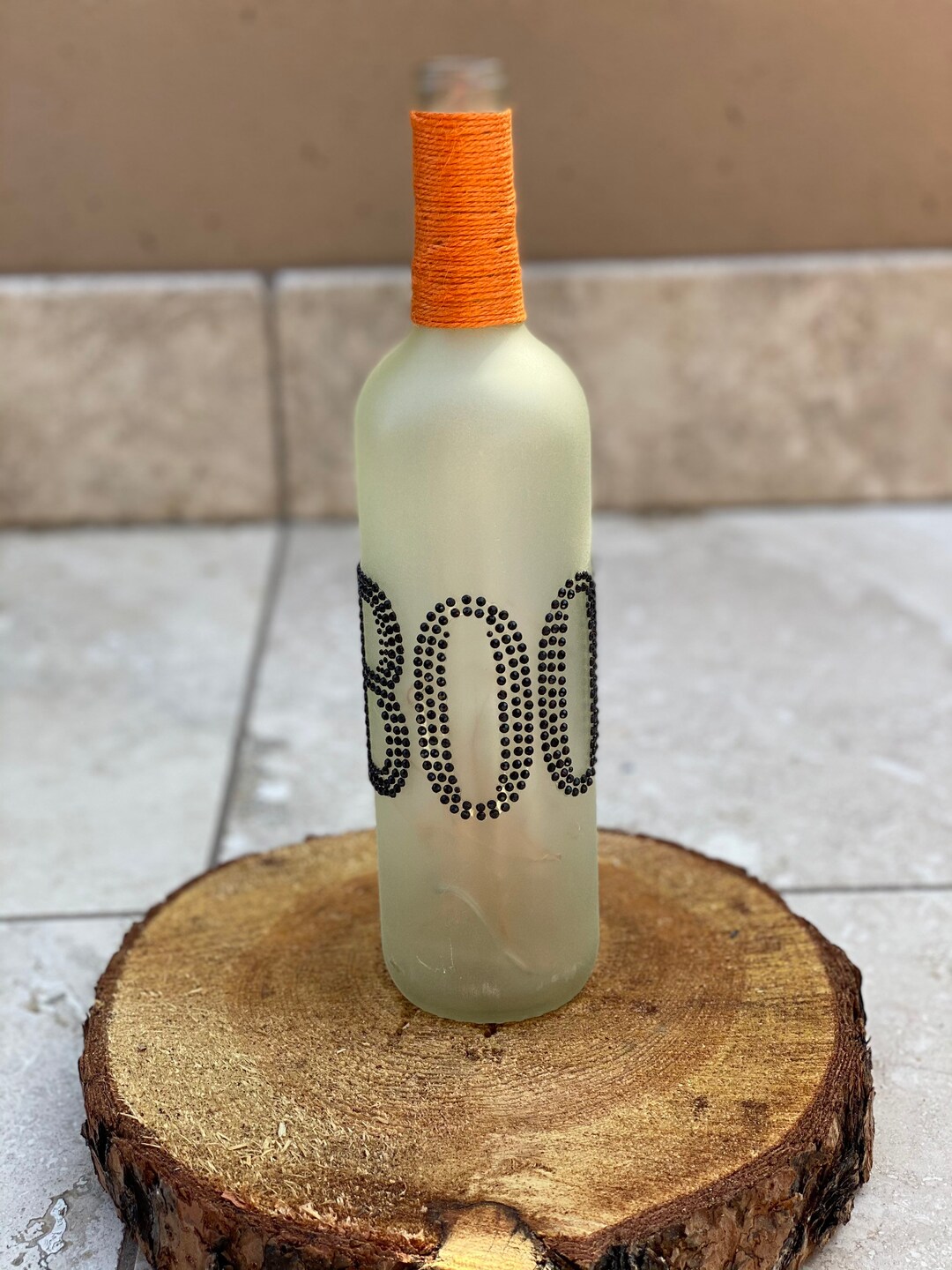 Boo! Wine Bottle - Etsy
