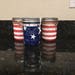 American Flag Mason Jar Set - Etsy