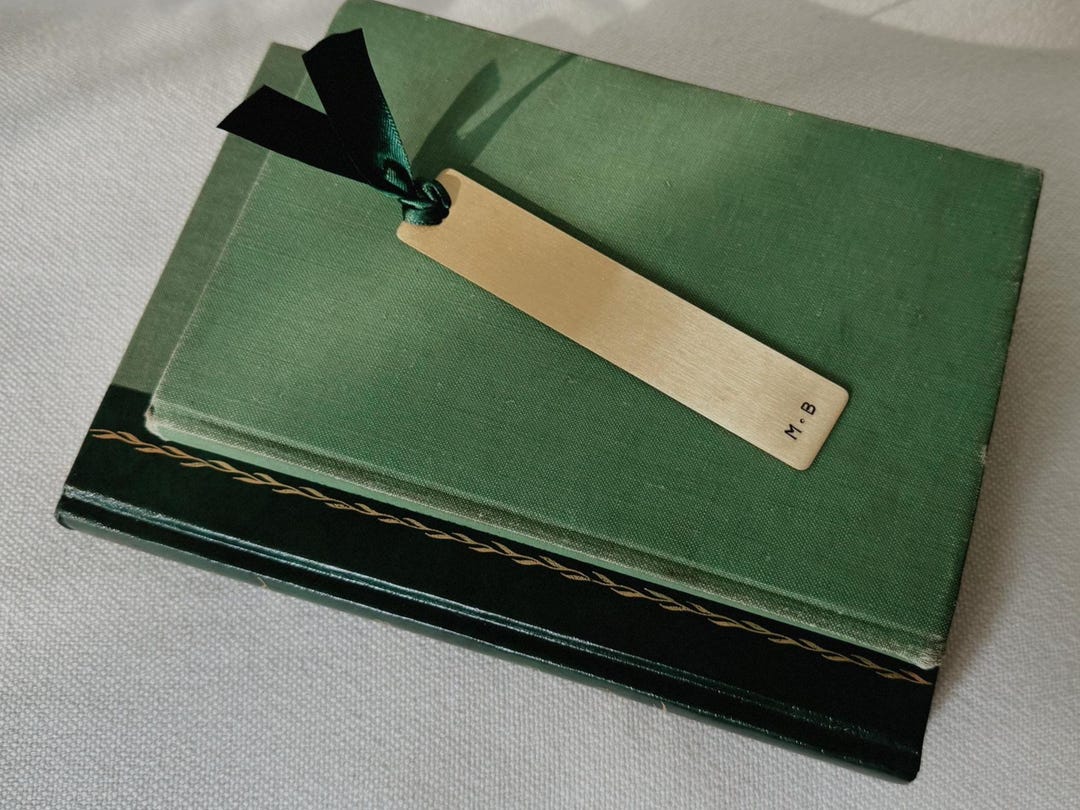 Personalised Planner Bookmark: Brass Organiser & Journal Accessory for ...