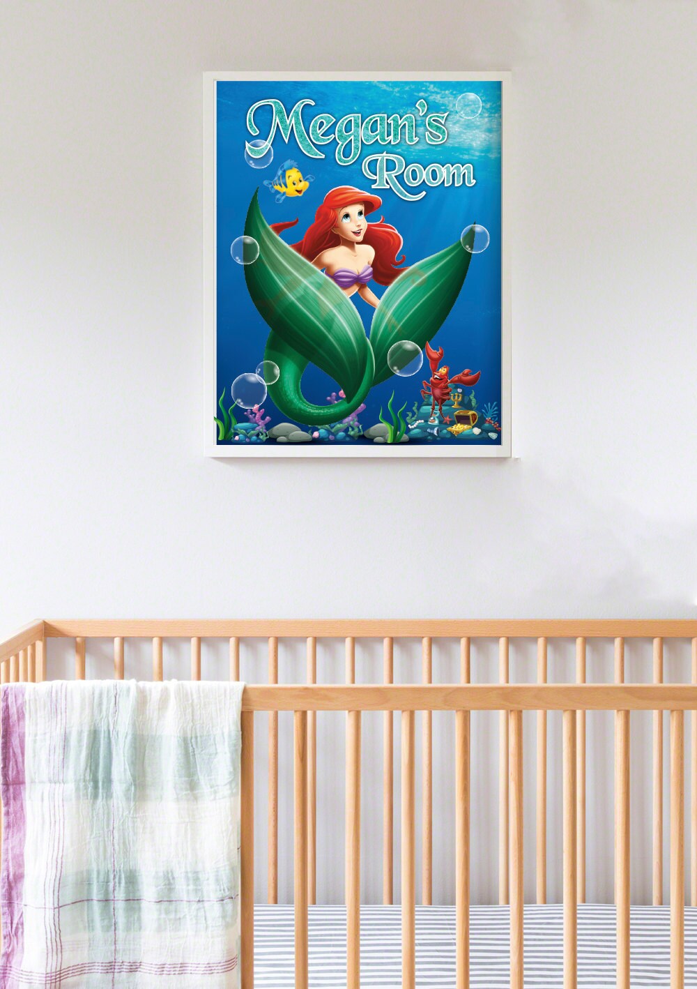 Little Mermaid Printable, Little Mermaid Wall Art, Little Mermaid ...