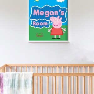 Peppa Pig Printable, Peppa Pig Wall Decor, Peppe Pig Digital Art, Peppa ...