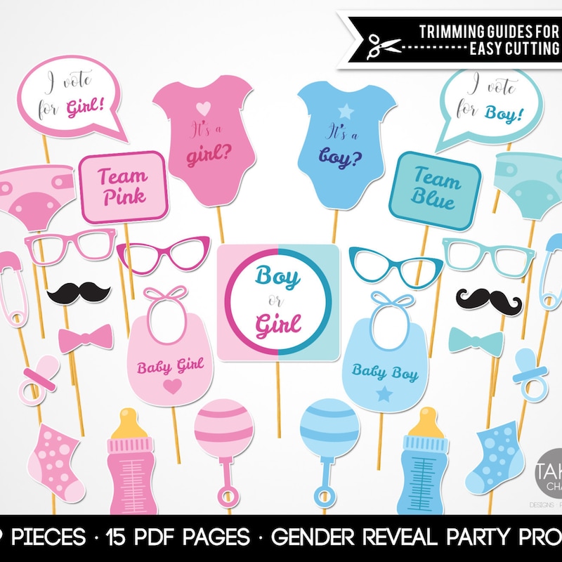 Gender Reveal Photo Booth - Etsy