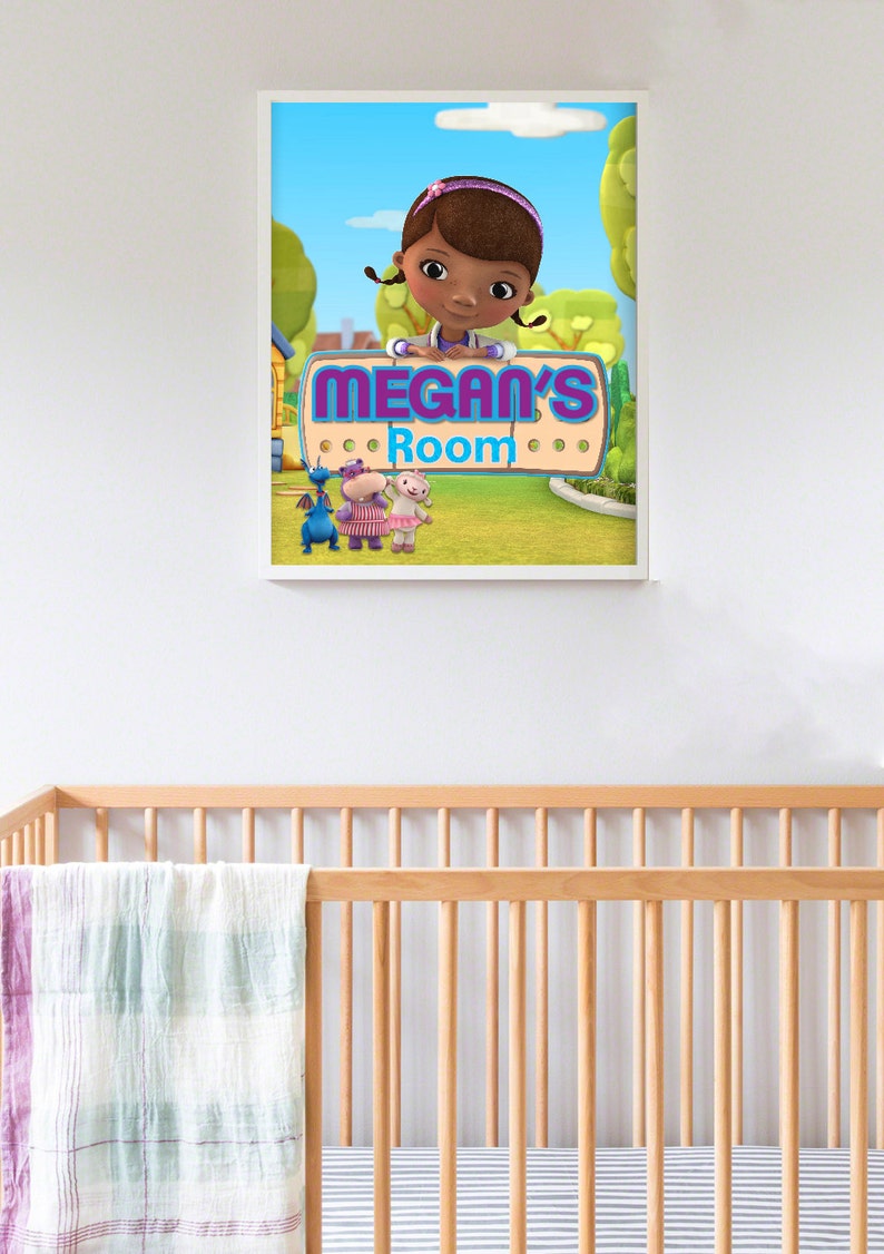 Doc Mcstuffins Printable, Doc Mcstuffins Wall Art, Doc Mcstuffins Nursery Decor, Doc Mcstuffins ...