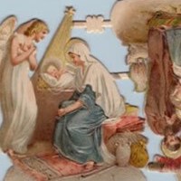 Nativity Scene Print, Christmas Nativity Wall Art, Holy Family Painting ...