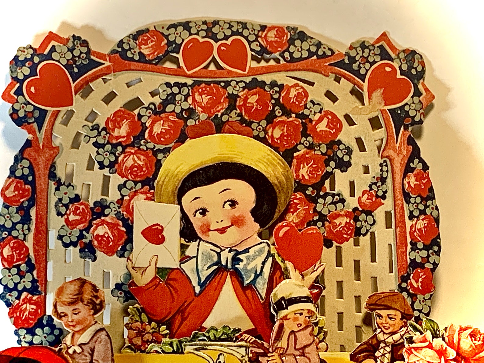 Large 1920s 5 Layer 3D Fold-out Valentine - Etsy