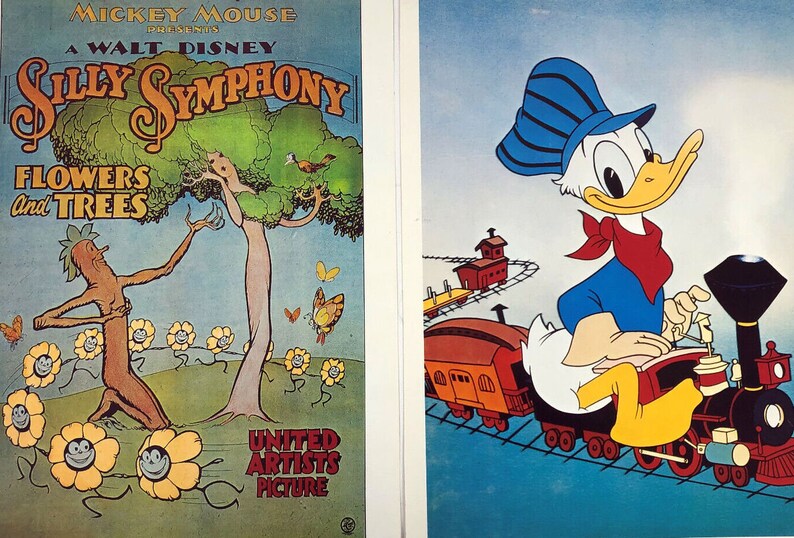 Large 1977 the Disney Poster Book - Etsy