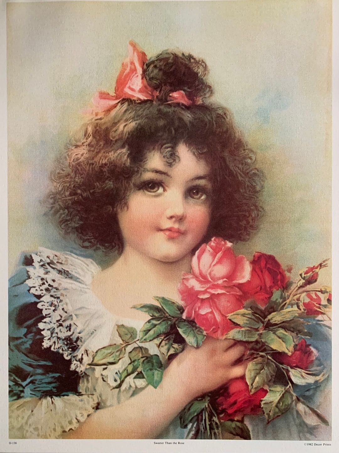 Very Large Brundage "sweeter Than the Rose" Litho - Etsy