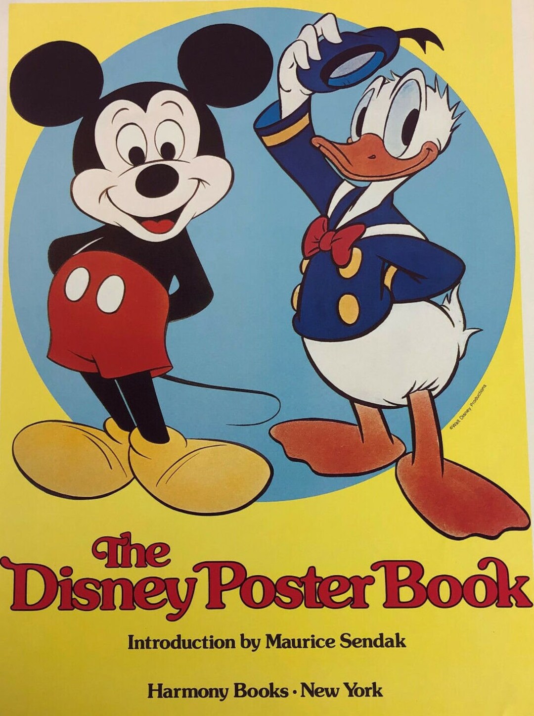 Large 1977 the Disney Poster Book - Etsy