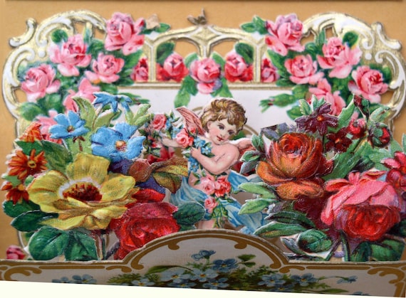 Card Making & Stationery 1800's Scrapbooking Artmaking Floral Hands ...