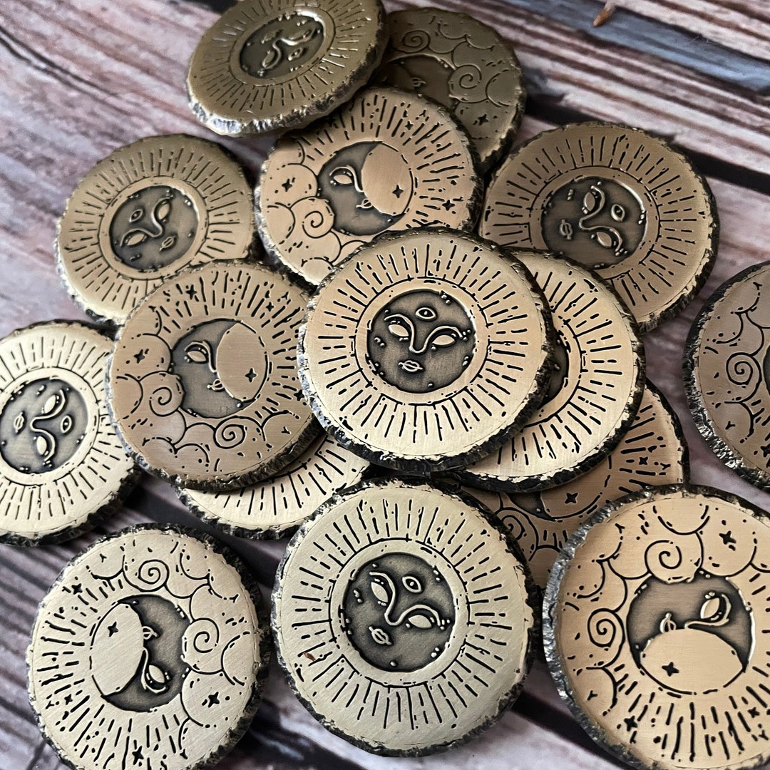Celestial Brass D2/fate Coin: for Fortune Telling, Divination, Augury ...