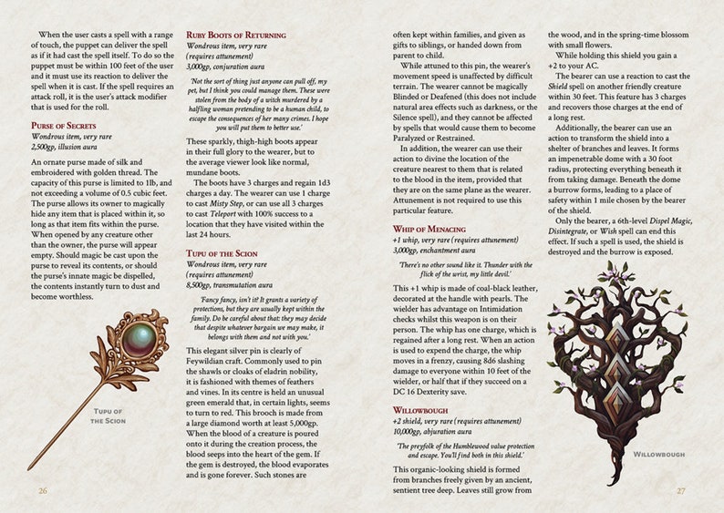 Hag's Bazaar D&D Magic Items and Market (digital Download) - Etsy