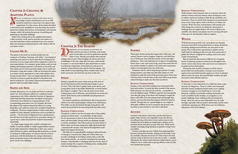 Herbarium: A Botanical 5e Supplement for D&D Folklore and Mythology ...