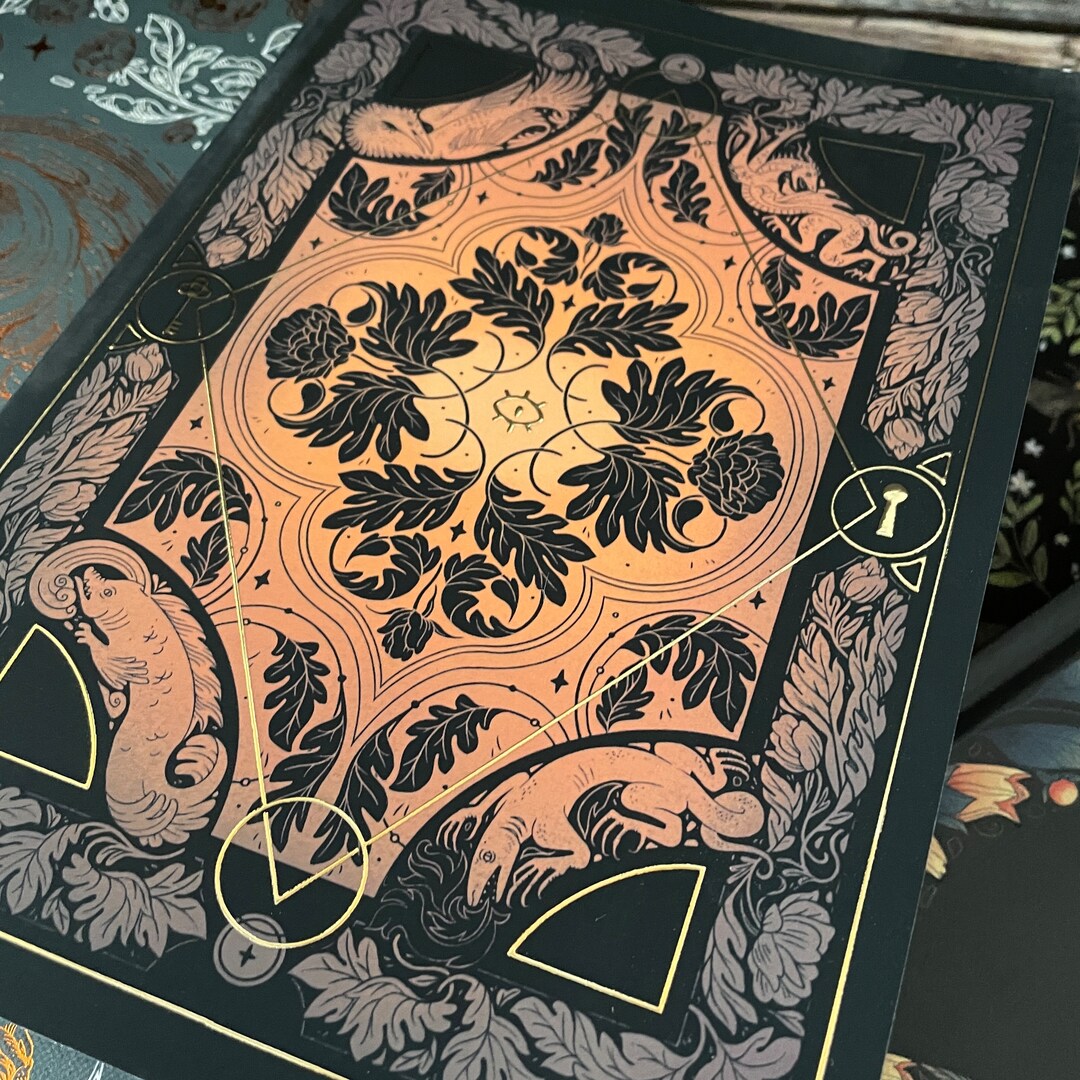 Gold Alchemy Design Notebook With Gold Foil, 48 Lined Pages, Full ...