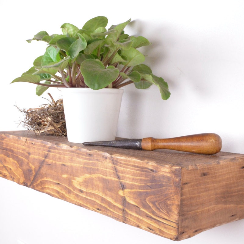 Rustic Floating Shelves - Etsy