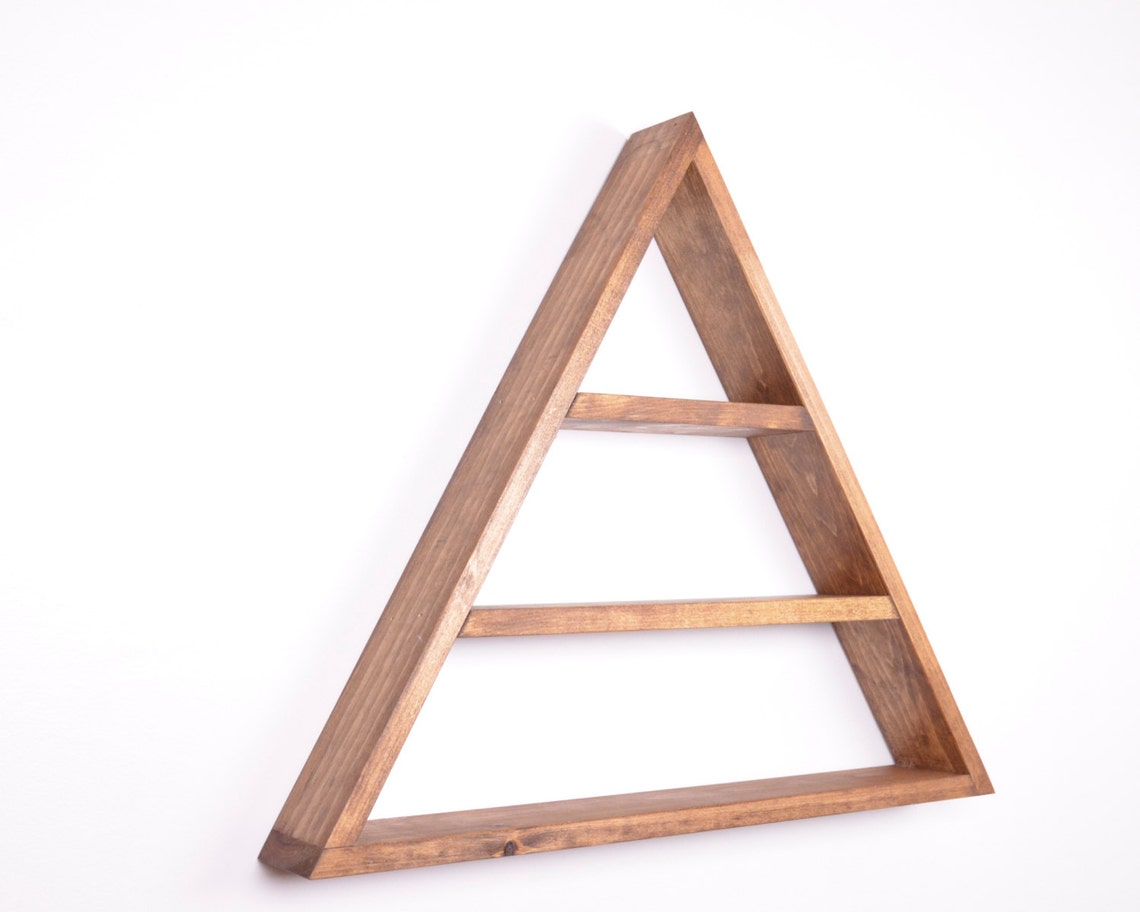 LARGE Triangle Shelf Triangle Shelves Geodesic Shelves - Etsy Canada