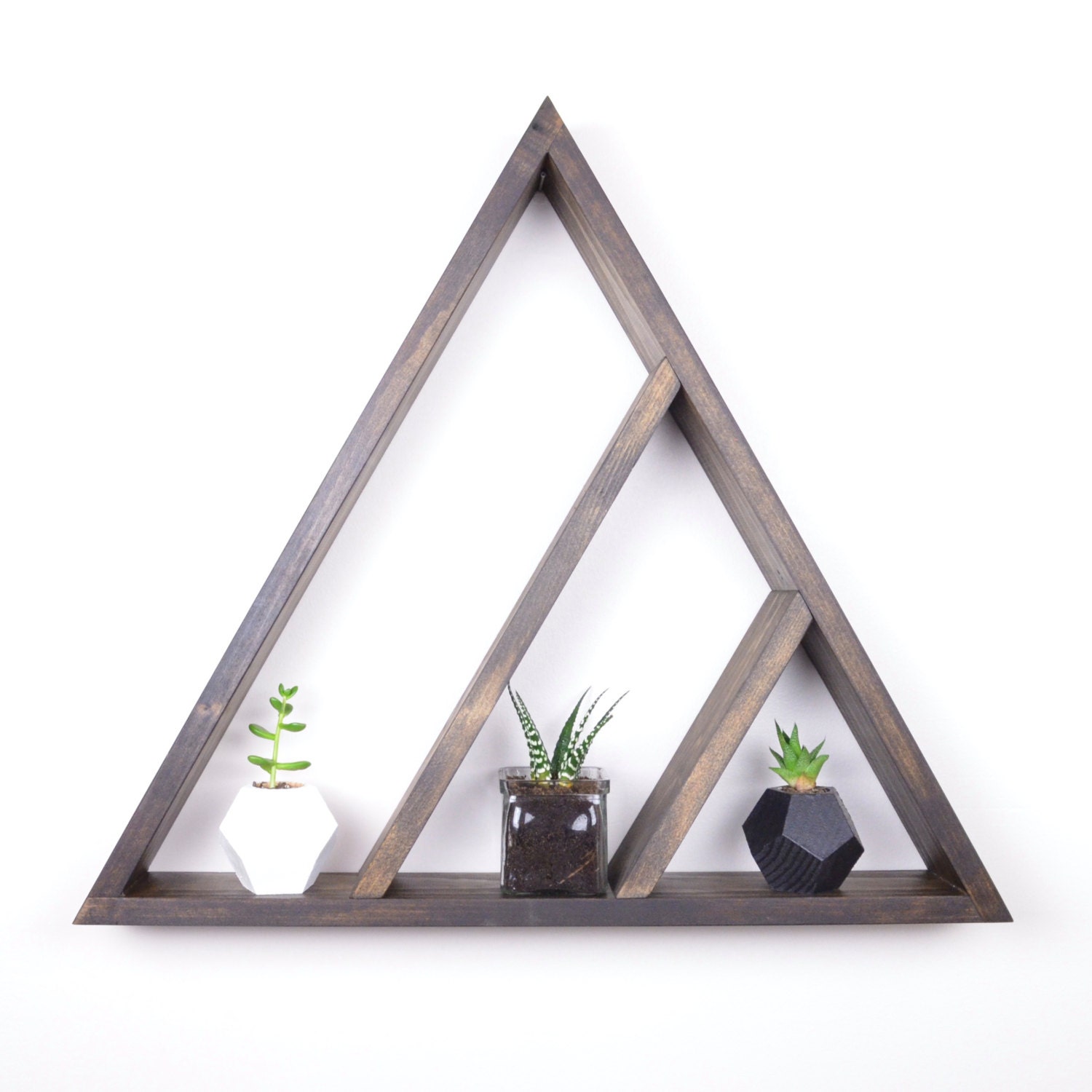 LARGE Triangle Shelf Triangle Shelves Geodesic Shelves - Etsy Canada