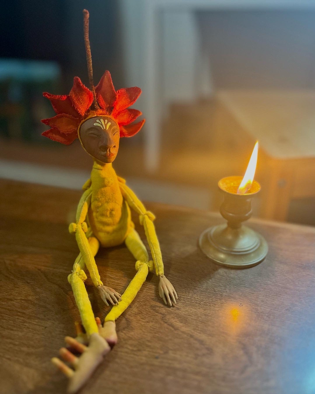 Serenity Art Doll, Meditation , Ooak, Spiritual Gift, Altar Tool - Etsy