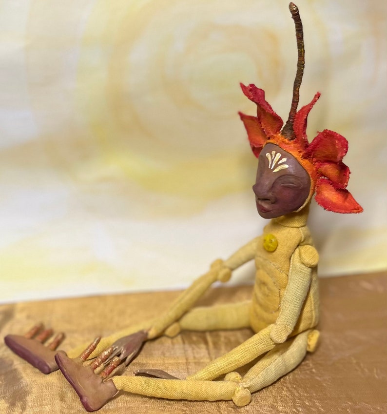 Serenity Art Doll, Meditation , Ooak, Spiritual Gift, Altar Tool - Etsy