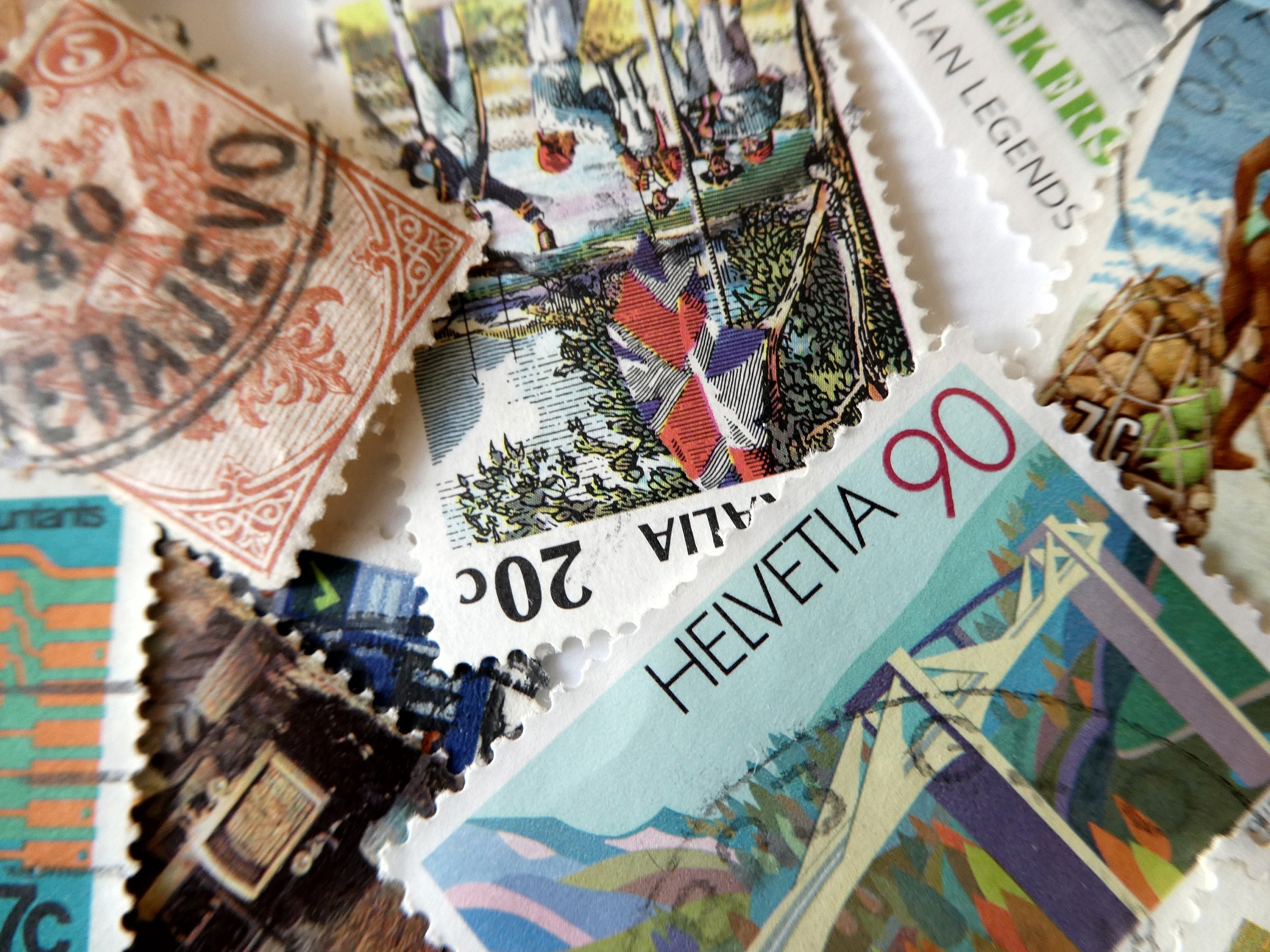 100 Mixed Postage Stamps Assorted Lot | Etsy