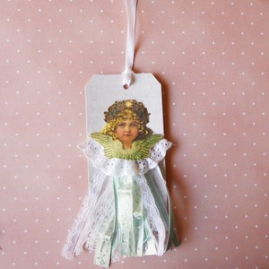 Angel Journal Tags, Cupid Tags, Large Mixed Media Tags - Etsy