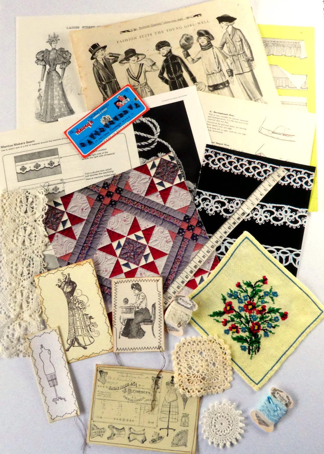 Sewing Ephemera Pack 20 Pieces - Etsy