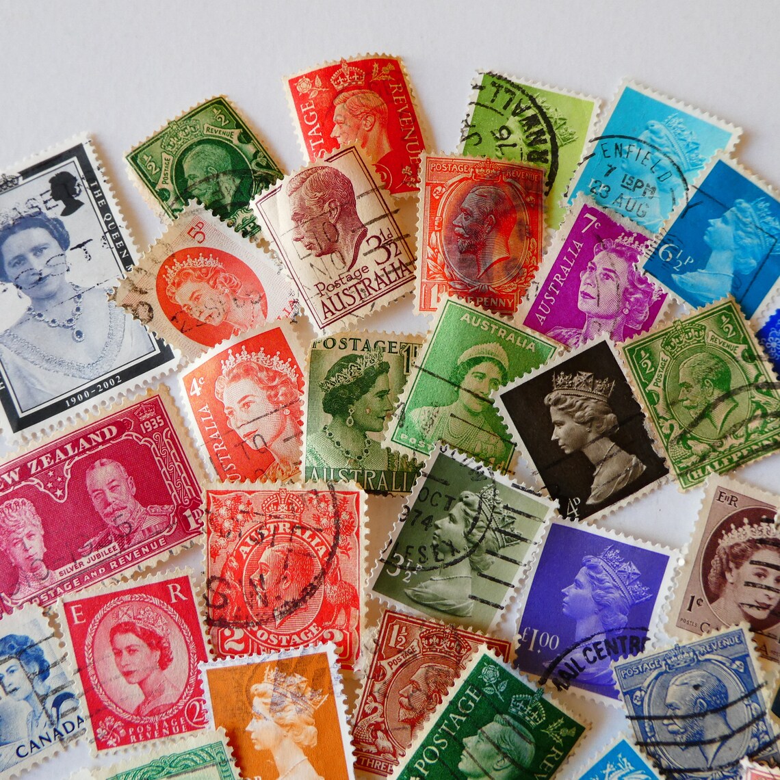 50 Royalty Postage Stamps Mixed Lot, Royal Family Stamps - Etsy Australia