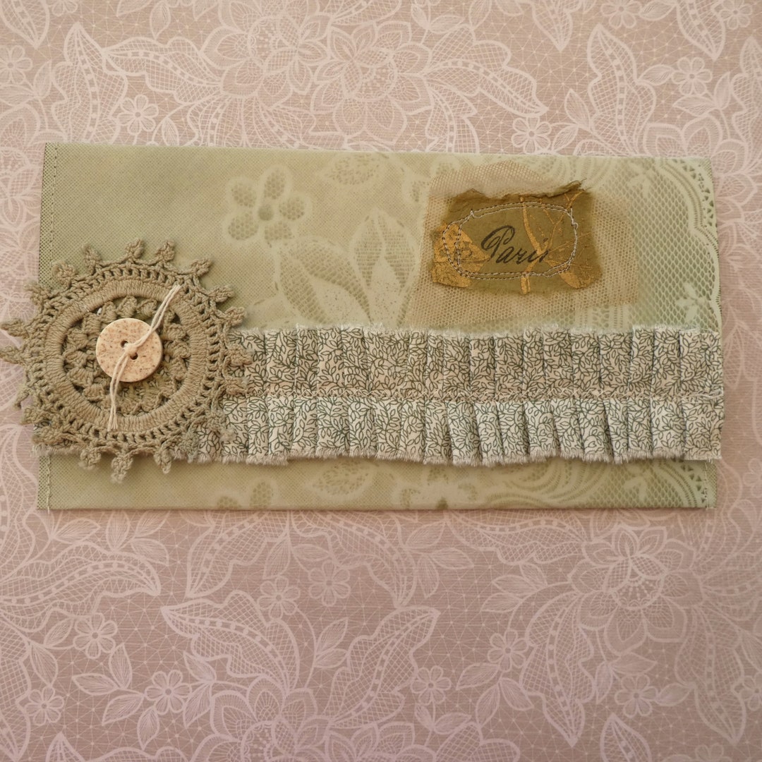 French Themed Large Envelope Made From Coffee Dyed Paper - Etsy