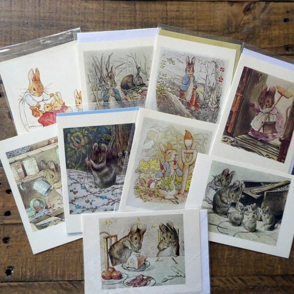 Beatrix Potter Cards - Etsy
