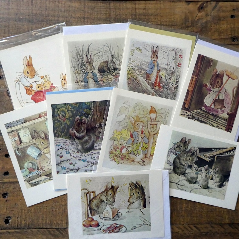 Beatrix Potter Cards - Etsy