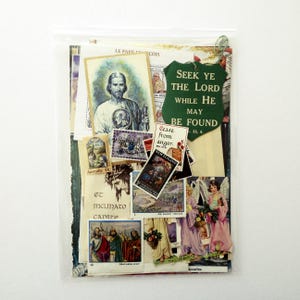 Christian Faith Religious Ephemera Pack 25 Pieces Collage Pack - Etsy