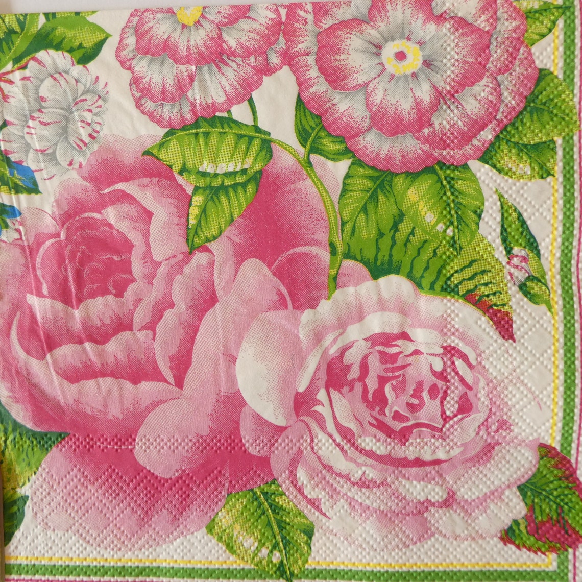 6 Floral Themed Napkins for Decoupage Scrapbooking Mixed - Etsy
