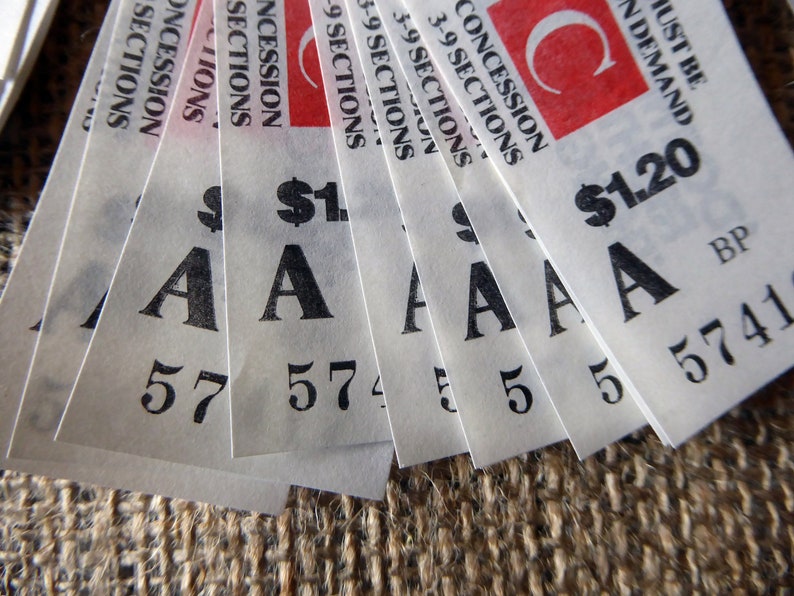 50 Vintage Bus and Tram Tickets 1980s Tickets | Etsy