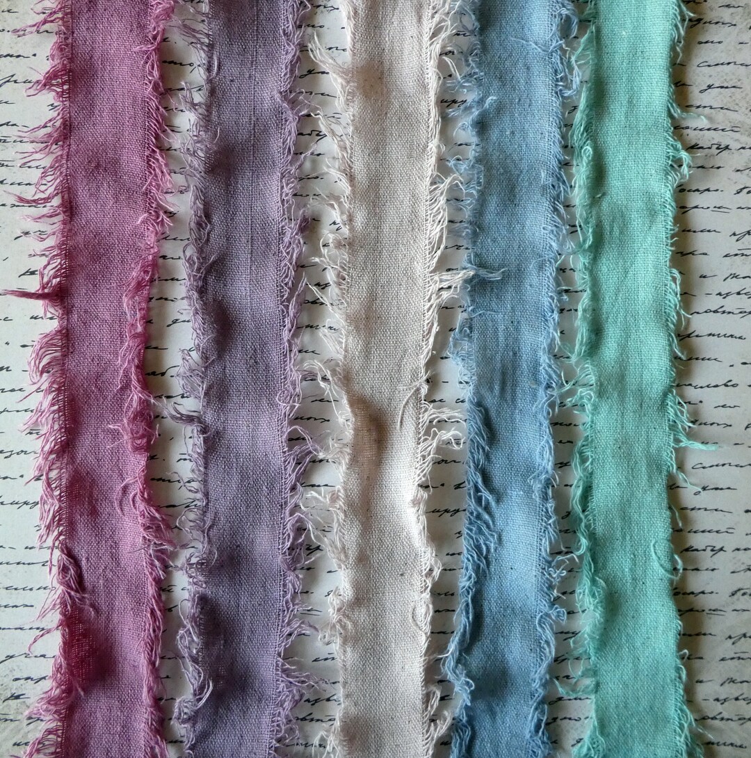 5 Metres Tattered Cotton Ribbon for Journals, Snippets, Spines - Etsy