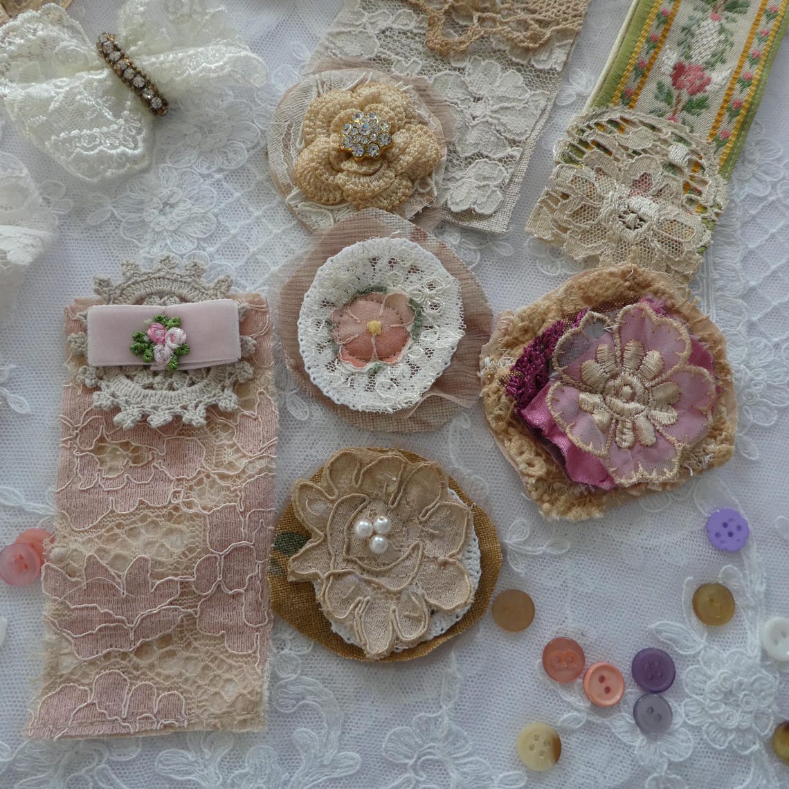 12 Flowers and Clusters, Journal Embellishments - Etsy