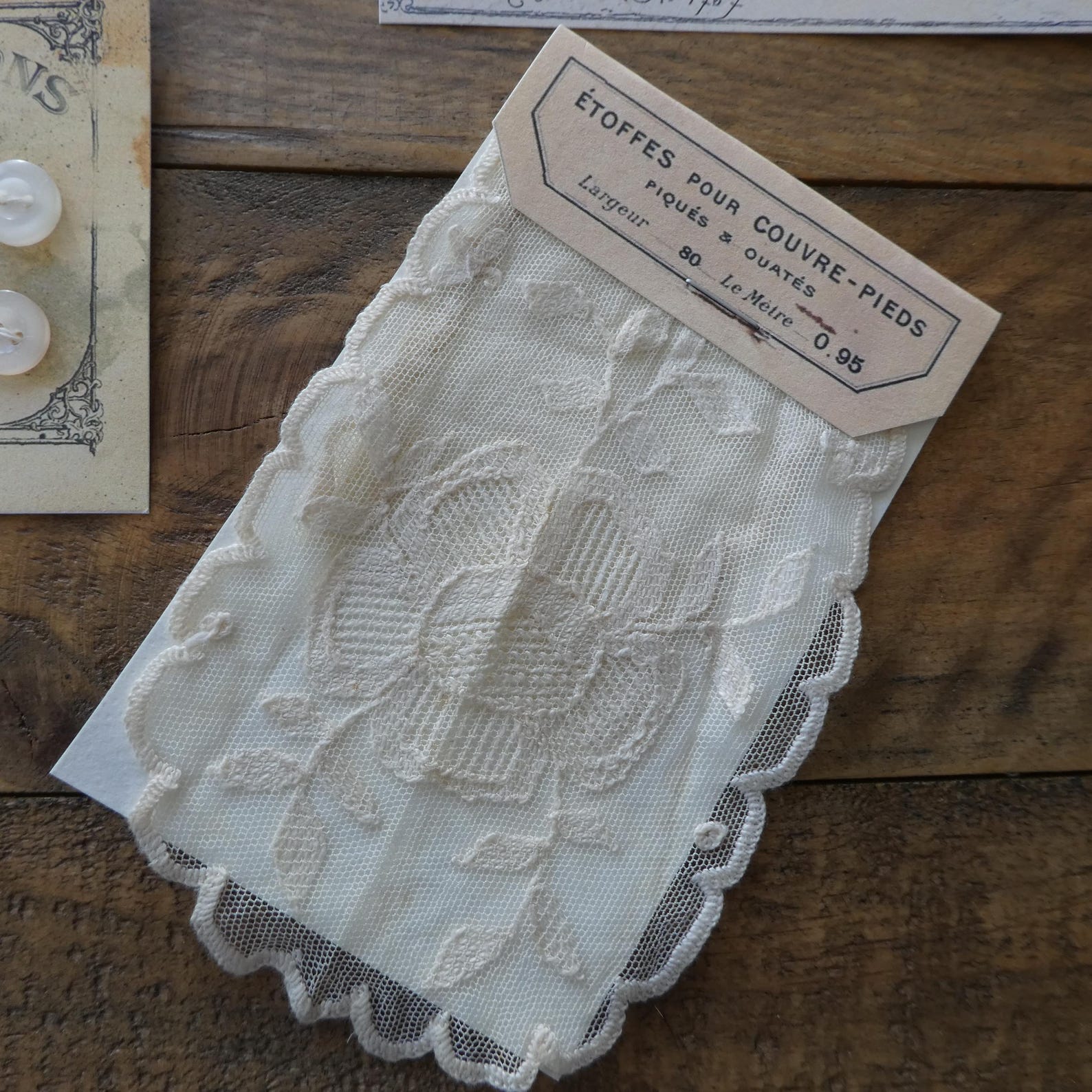 French Lace Sample Cards, Junk Journal Embellishments, Tuck Spots ...