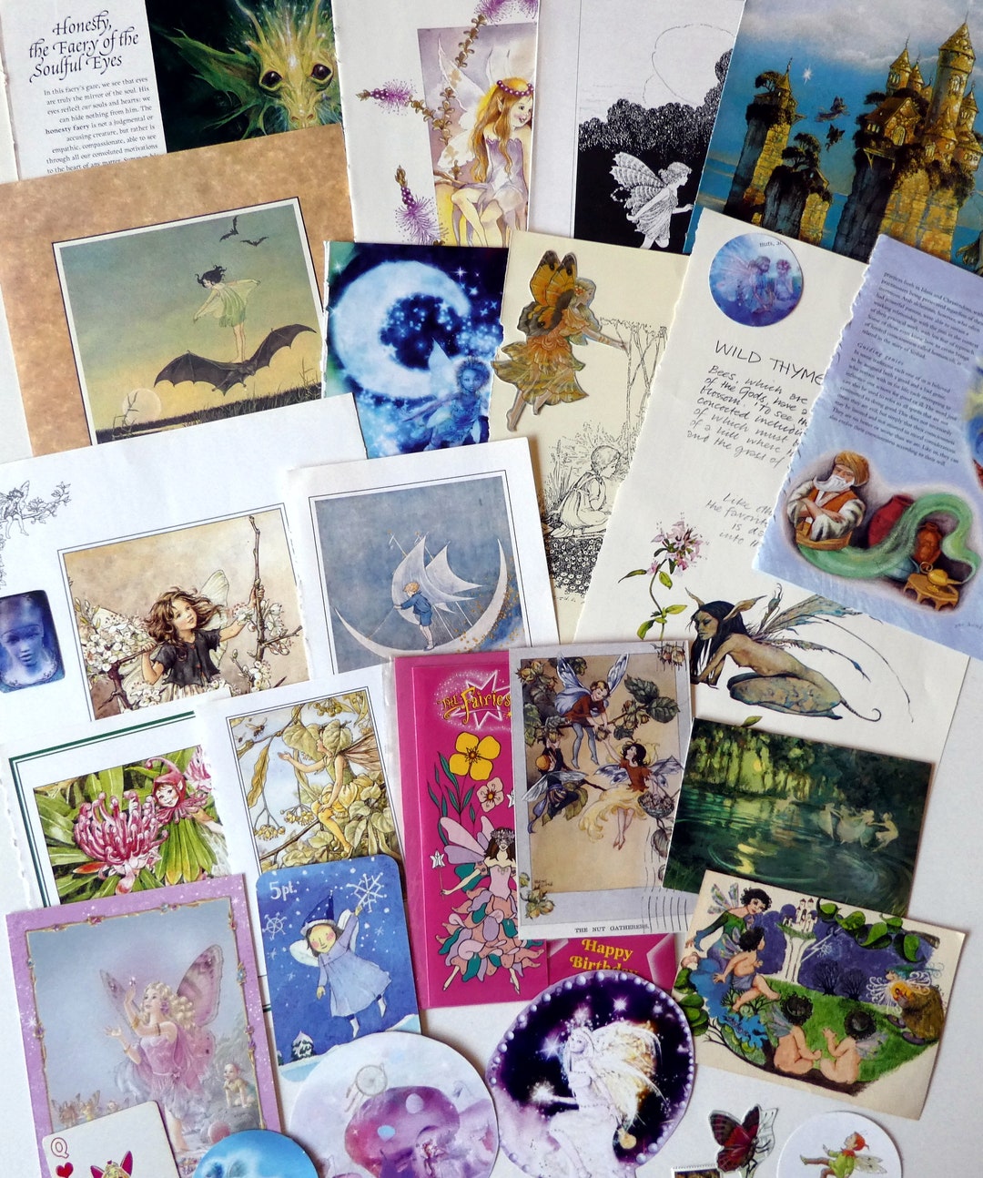 Fairies Ephemera Pack 30 Pieces - Etsy