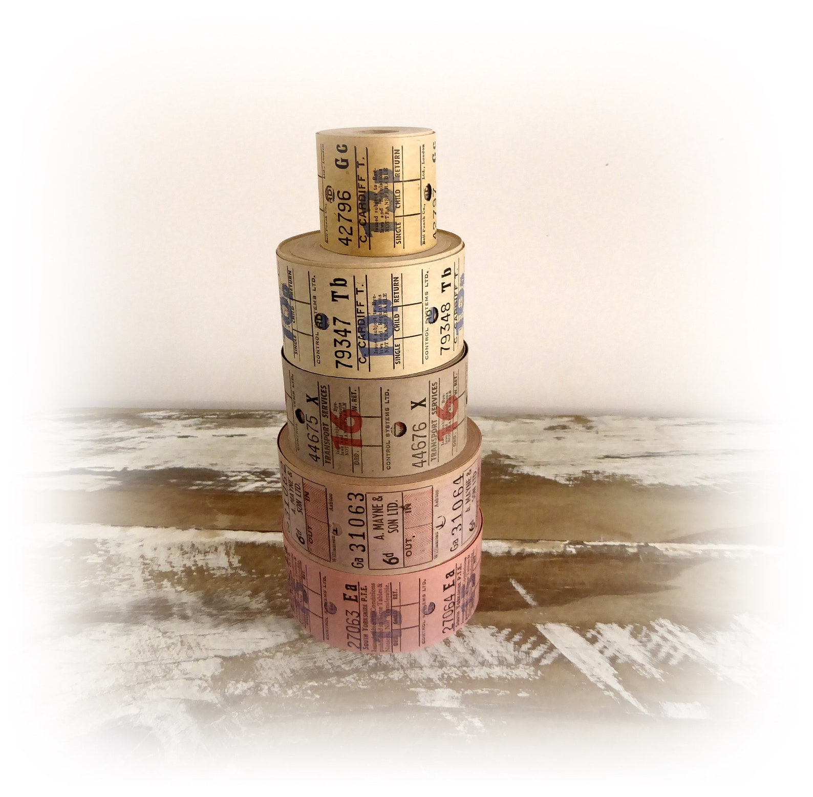 25 Vintage British Bus Tickets UK Bus Tickets English Bus - Etsy